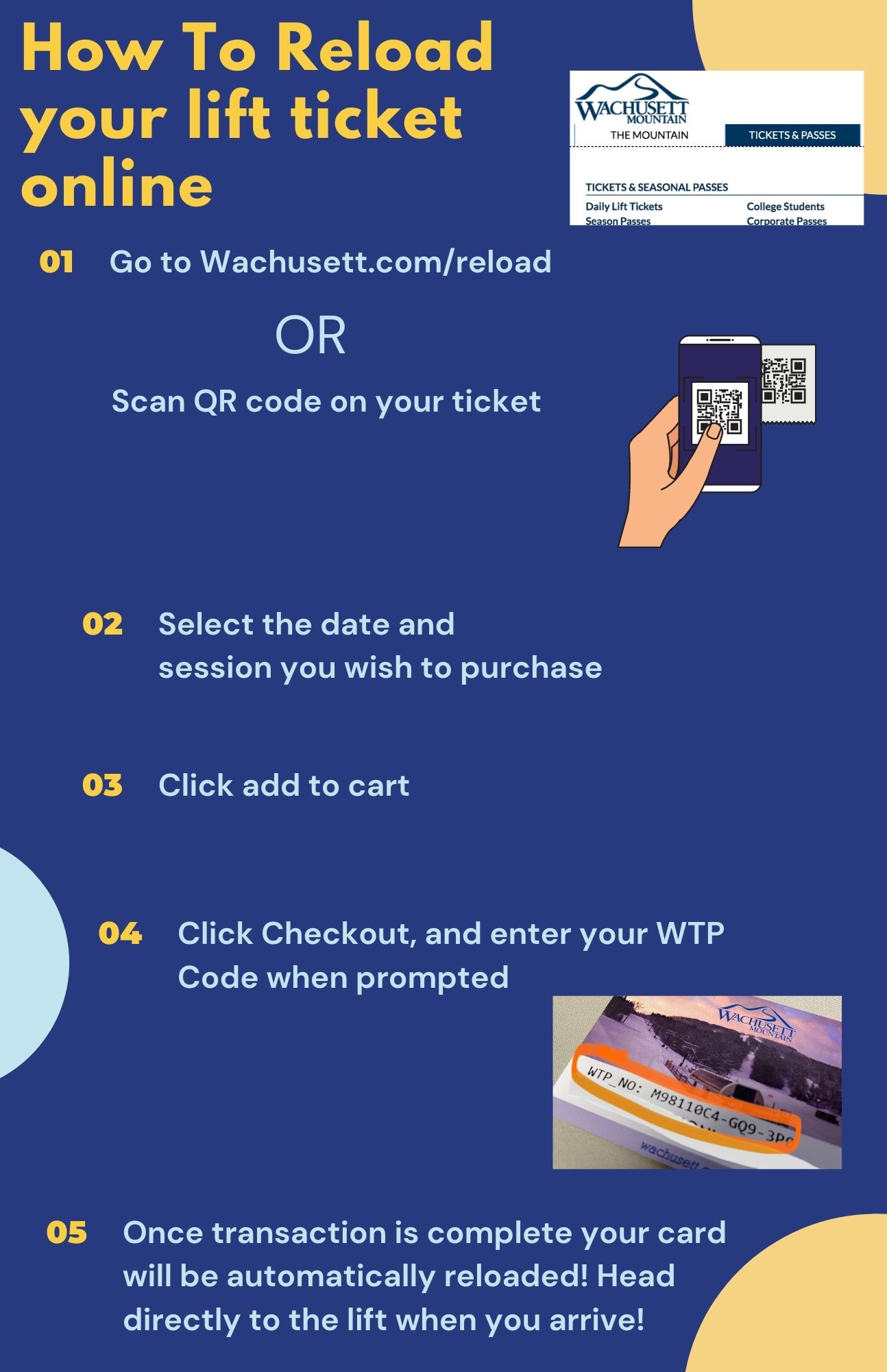 Daily Lift Tickets - Wachusett Mountain