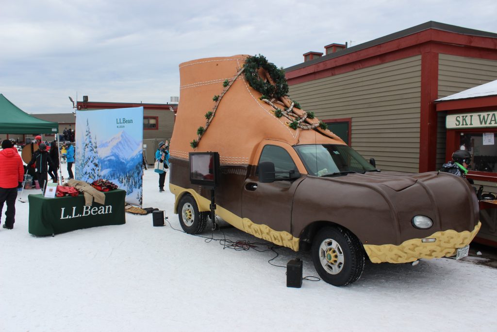 L.L. Bean Bootmobile Visit - Wachusett Mountain